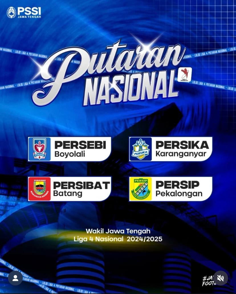 Asprov PSSI Jateng Umumkan 4 Tim Wakil Jawa Tengah ke Liga 4 Nasional